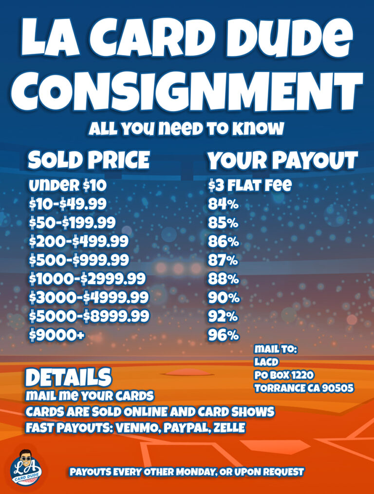 Sports Cards Consignment Services in Los Angeles